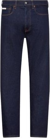 Calvin Klein Jean droit CK Classic en denim de coton m&eacute;lang&eacute;