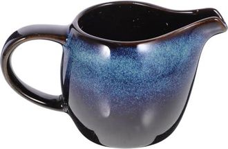 Cabilock Pichet &agrave; lait en c&eacute;ramique avec anse - Petit pichet &agrave; caf&eacute; - Pichet &agrave; lait - Pour sauces, salade, caf&eacute;, lait - Bleu
