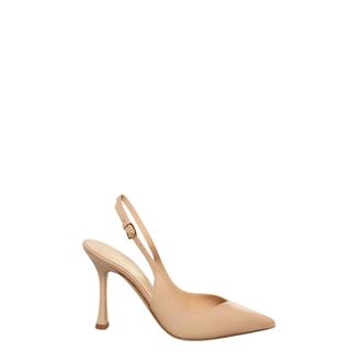 Ninalilou Nude Leder Slingback Sandale - - Shoes - Damen - Beige - 36 EU
