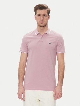 Lee Poloshirt Pique 112363856 Violett Regular Fit