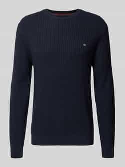 Christian Berg Strickpullover mit Label-Detail