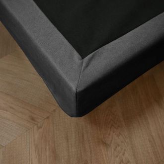 Someo Cache-sommier anthracite RONDA 160x200 cm - SOMEO - Ronda