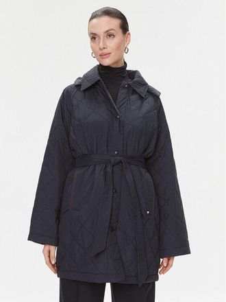 Tommy Hilfiger Übergangsjacke WW0WW40469 Dunkelblau Relaxed Fit