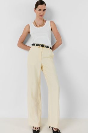 Gerard Darel Pantalon droit de tailleur - ANYA - Jaune