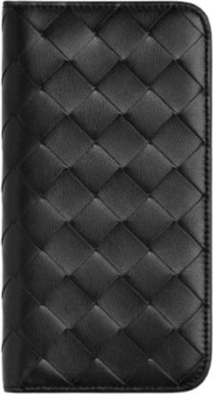 Bottega Veneta Homme, Accessoires, Noir, Taille: ONE Size Intrecciato iPhone 16 Pro Foglio Case
