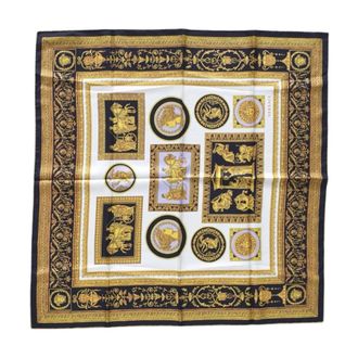 Versace Femme, Accessoires, Multicolore, Taille: ONE Size Foulard Stola Pashmina Seta