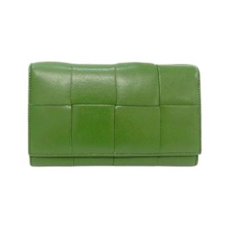 Bottega Veneta Pre-owned Calf Long Wallet - - Pre-owned - Damen - Gr&uuml;n - ONE SIZE