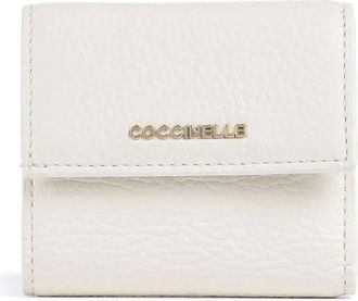 Coccinelle Femme, Accessoires, Blanc, Taille: ONE Size Metallic Soft Mini Wallet