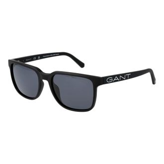 GANT Homme, Accessoires, Noir, Taille: ONE Size Black Stainless Steel Lunettes de soleil