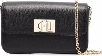 Furla Foldover Leather Satchel Bag