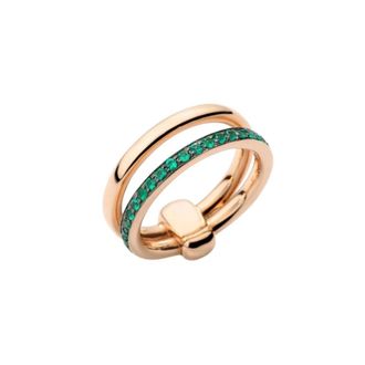 POMELLATO Ikonic Ring - - Accessories - Damen - Gr&uuml;n - 56 MM