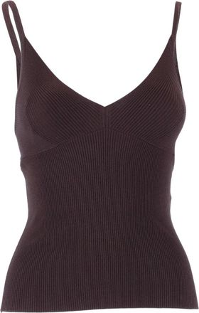 P.A.R.O.S.H. P.a.r.o.s.h., Femme, Tops, Brun, Taille: 36 FR Cipria26 Top