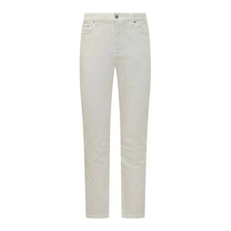 Ermenegildo Zegna Homme, Jeans, Beige, Taille: W36 Logo Denim Jeans