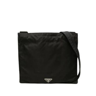 Prada Pre-owned Tessuto Sac Bandouli&egrave;re - Femme - Pre-owned - Noir - Taille: ONE Size