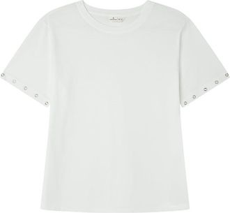 Springfield Damen 5t.b.Camiseta Tachas Eyelet Unterhemd, bunt, Medium