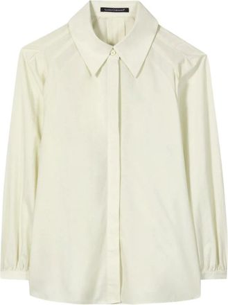 Luisa Cerano Femme, Blouses et Chemises, Beige, Taille: 42 FR Chemisier