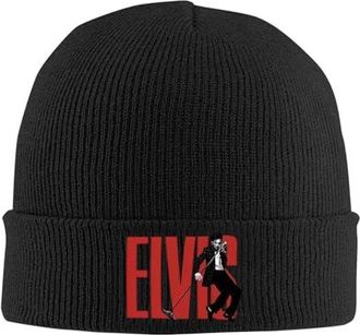 Generic Chapeau Homme, King, Microphone, Costume Noir, sc&egrave;ne Hommes, Femmes Unisex, Bonnet, Bonnet, Hiver, Chaleur Thermique, Cadeau de No&euml;l en Plein air