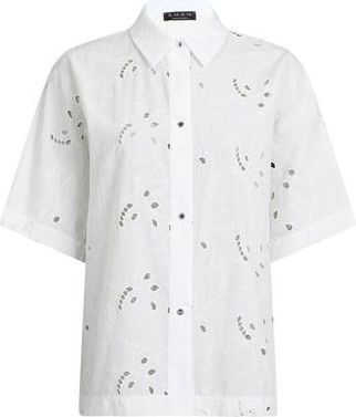 Shan Chemise brod&eacute;e Lili &agrave; manches courtes