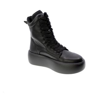 Fessura Schwarze Lederstiefeletten - - Shoes - Damen - Schwarzk - 37 EU