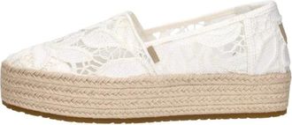 Toms Toms, Femme, Chaussures, Blanc, Taille: 43 1/2 EU Espadrille compens&eacute;e Valencia