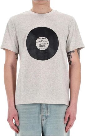 A.P.C. Vinyl T-Shirt - - Tops - Herren - Grau - L