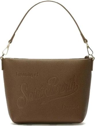 MC2 Saint Barth Crossbody Bags - Compact Rectangular Aline Bag With Pebbled Texture - Gr. unisize - in Braun - f&uuml;r Damen