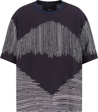 Giorgio Armani t-shirt Fantasy - Bleu
