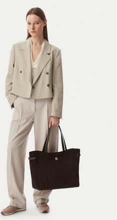 HUGO BOSS Handtasche Beyond 50563347 Dunkelbraun