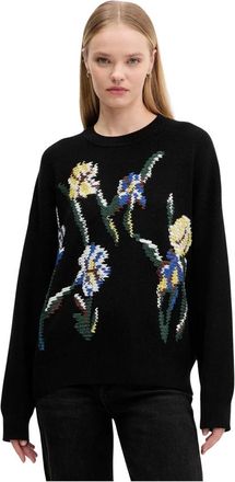Desigual Damen, Strickwaren, Schwarzk, SGr&ouml;&szlig;e