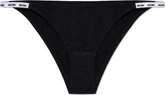Moschino Femme, Maillots de bain, Noir, Taille: 42 FR Bas de Maillot de Bain
