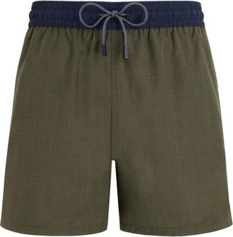 Vilebrequin Homme, Maillots de bain, Vert, Taille: XL Ultrafine Merino Wool Super 120s Swim Shorts