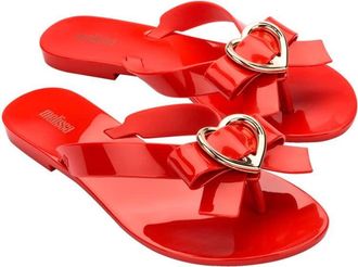 Melissa Damen Harmonisch, Hot Ad Flache Sandale, rot, 40 EU