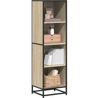 vidaXL Bücherregal Sonoma-Eiche 40x35x139 cm Holzwerkstoff - Vidaxl