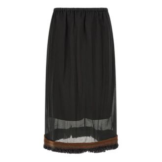 Tela Ophelia Rock - - Skirts - Damen - Schwarzk - XS
