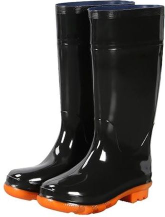 Generic Bottes en caoutchouc l&eacute;g&egrave;res pour femme, bottes de jardin pour homme, bottes de neige et de pluie, bottes en caoutchouc imperm&eacute;ables larges pour le tr
