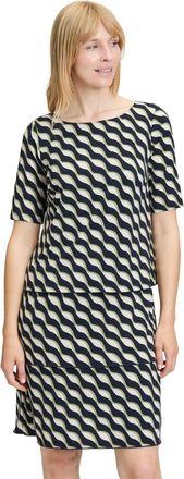 Betty Barclay Damen Elena Kleid, Dark Blue/Green, 44