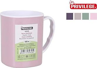 Privilege MUG PLASTICO 350ML BICOLOR LUX PRIVILEGE