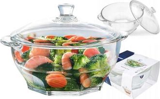 Luminarc Granity Bol à soupe avec couvercle en verre 2,5 l