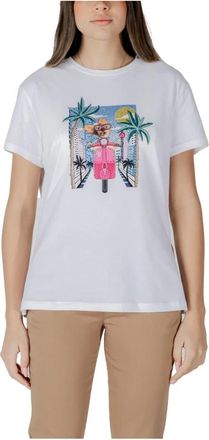 Liu Jo Kurz&auml;rmeliges T-Shirt - - Tops - Damen - Wei&szlig; - S
