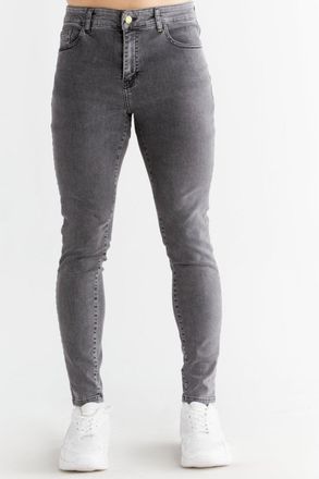 Evermind Herren vegan Jeans Skinny Fit Iron Gray