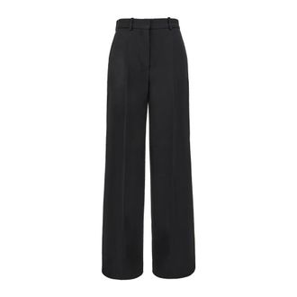Lanvin Femme, Pantalons, Noir, Taille: 36 FR Wide Pantalons