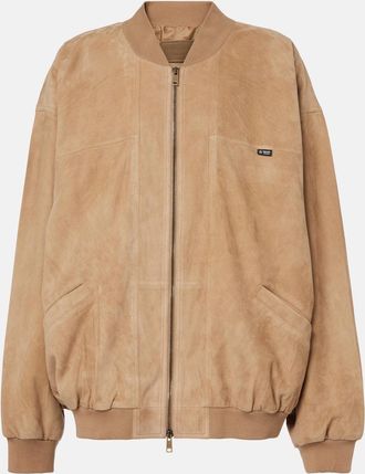 Prada Blouson aus Veloursleder