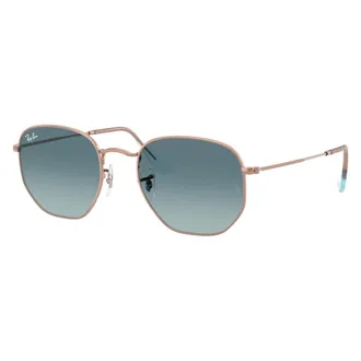 Ray-Ban Verres Hexagonaux Plats - unisex - Accessoires - Brun - Taille: 54 MM