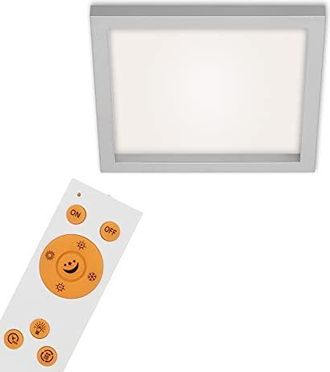 Briloner LED Deckenlampe mit Fernbedienung, einstellbar von warmweiß bis kaltweiß, dimmbar, LED Lampe, Deckenleuchte, Wohnzimmerlampe, Schlafzimmerlampe, Küche