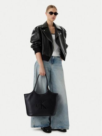 Calvin Klein Handtasche Bold Ck LV04F3562G Schwarz