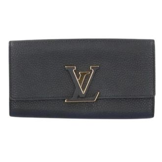 Louis Vuitton Pre-owned Lange Geldb&ouml;rse (zweifach faltbar) - - Pre-owned - Damen - Schwarzk - ONE SIZE