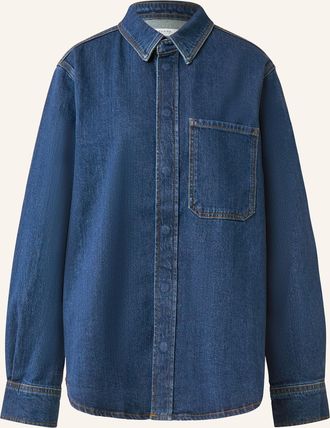 Comma Comma Casual Identity Jeansbluse blau