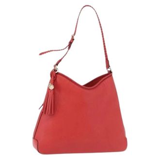 Gucci Pre-owned Cuir sacs-gucci - Femme - Pre-owned - Rouge - Taille: ONE Size