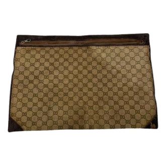 Gucci Pochette Pre-owned - Femme - Pre-owned - Beige - Taille: ONE Size