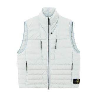 Stone Island Seamless Tunnel Nylon Down-TC Gilet - - Jackets - Herren - Blau - 3XL